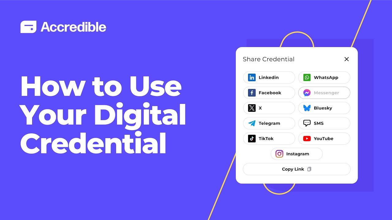 How to Use and Share Your Digital Credential | Powered by Accredible