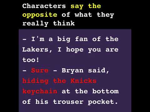 What is the subtext of a dialogue?