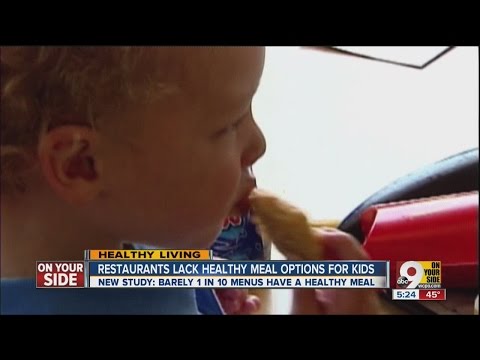 Restaurants offer few healthy options for kids
