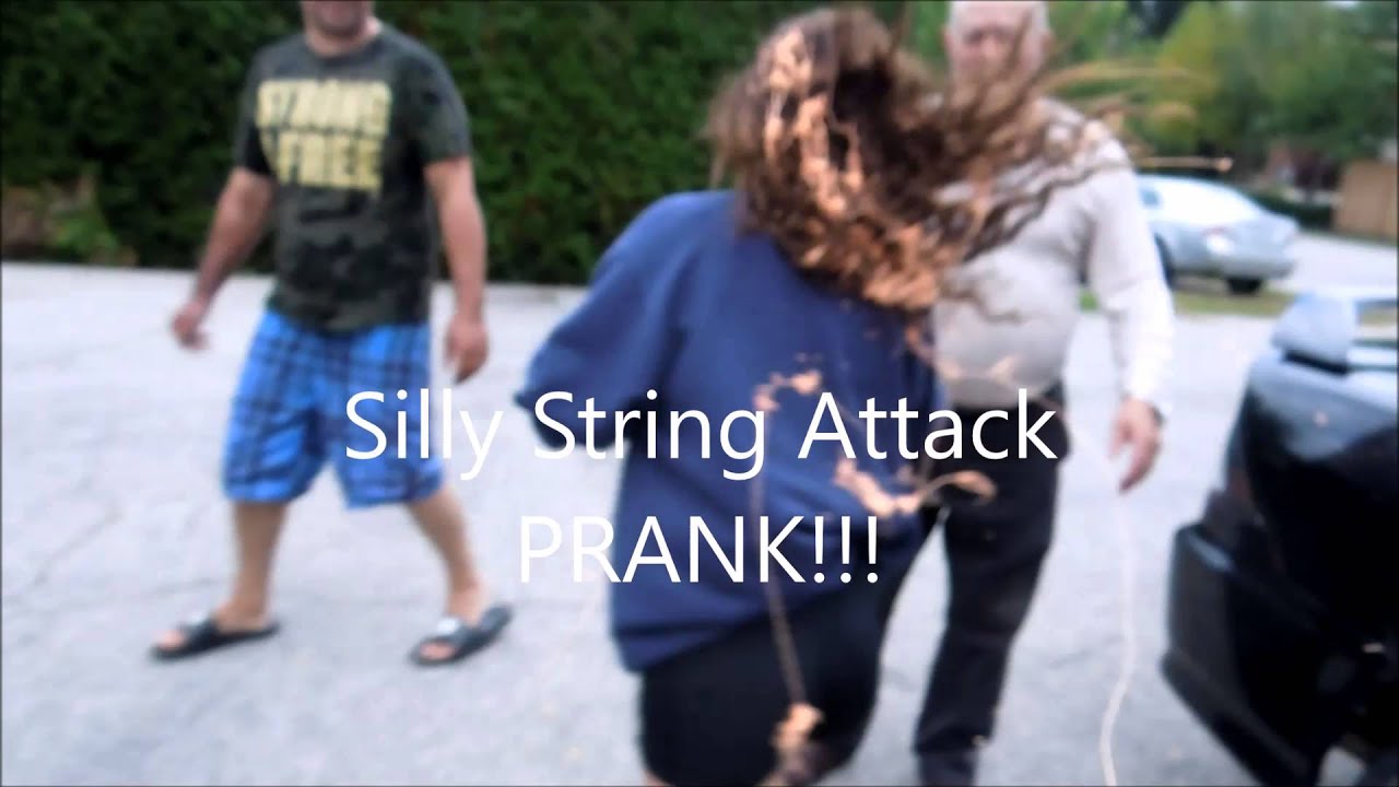 Silly string attack prank on JOEE!!!
