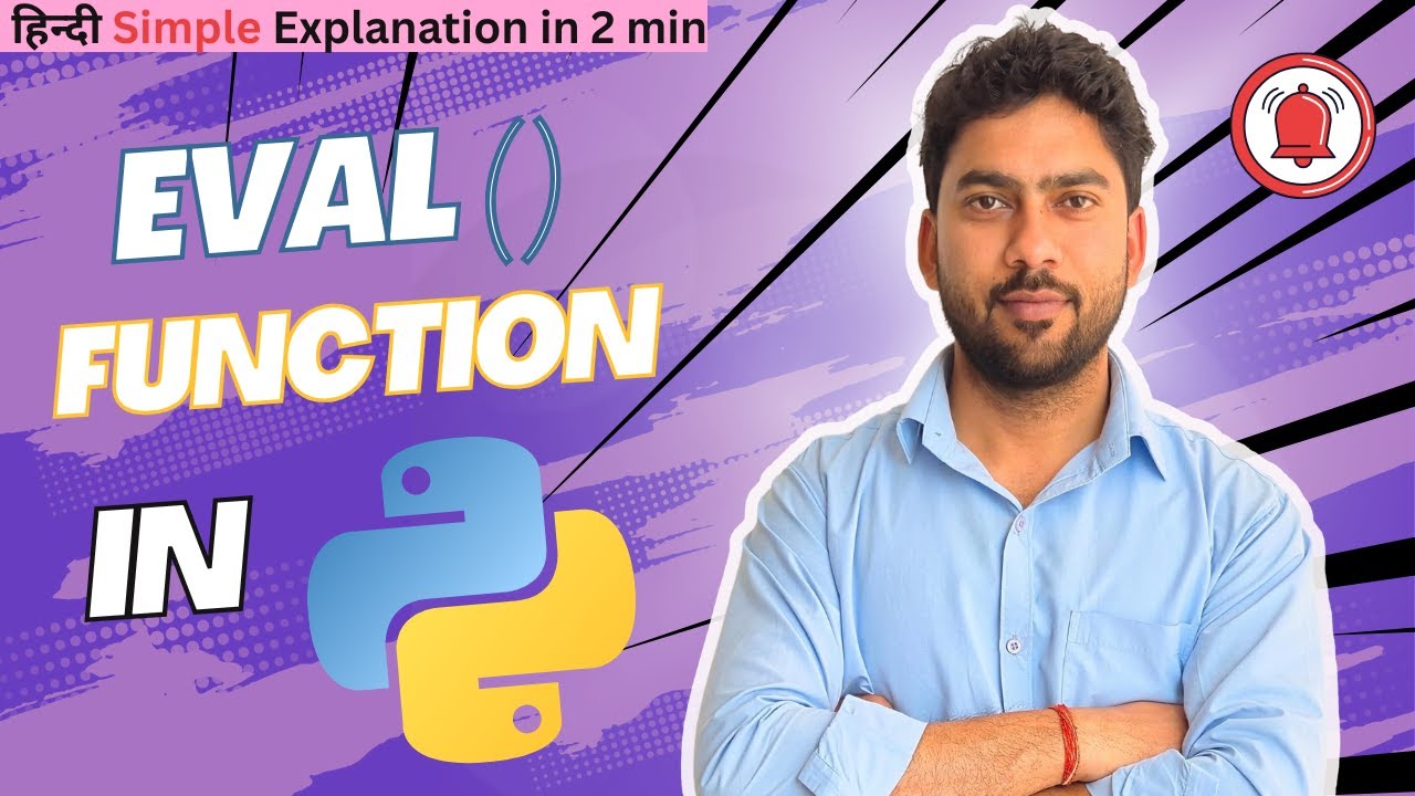 eval Function in Python Explained | Python eval Tutorial in Hindi
