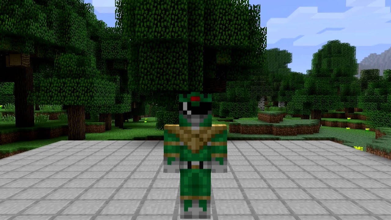 Green Power Ranger Minecraft Skin Spotlight
