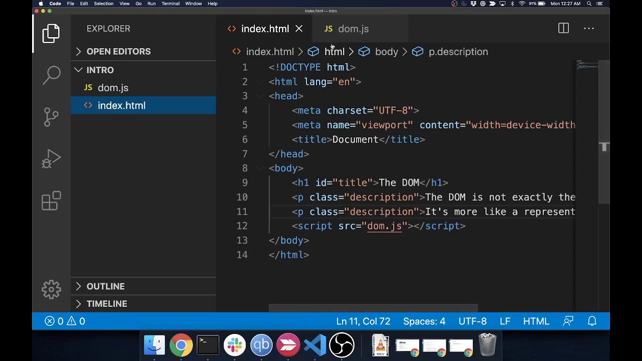 querySelector Part I