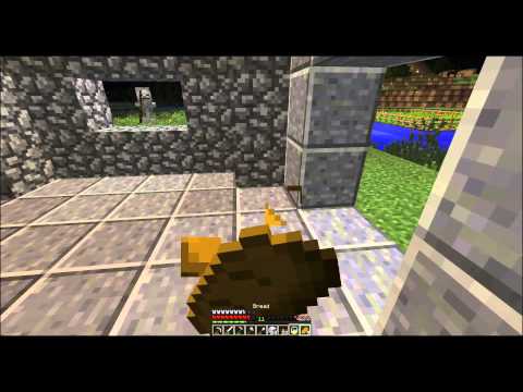 Minecraft version 1.8. 10 - Building a small castle using polished andesite and polished diorite