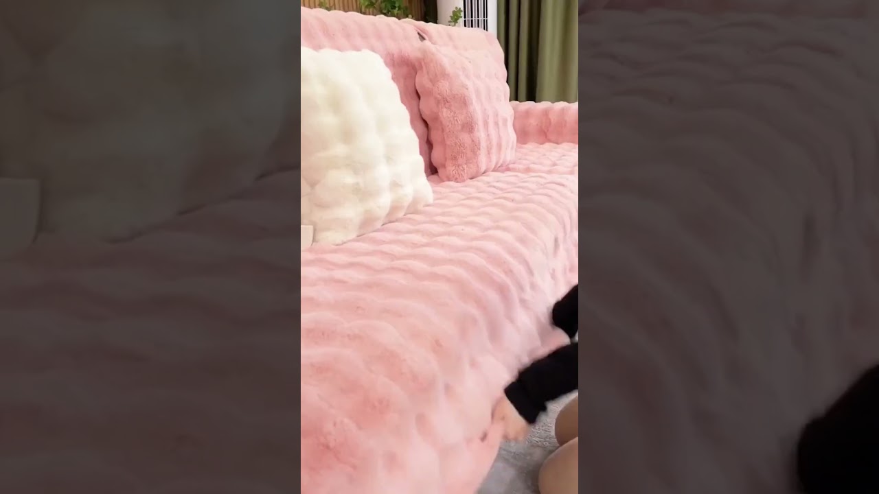 Thick Rabbit Plush Sofa Cover #mrrabbit #gadget