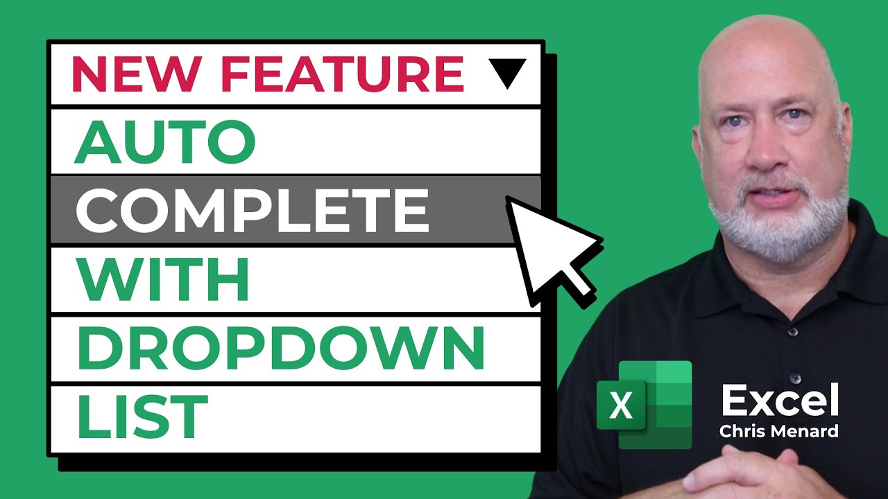 Excel - AutoComplete for  Drop-down List - New Feature Coming to M365