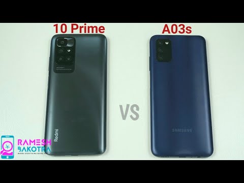 Redmi 10 Prime vs Galaxy A03S SpeedTest and Camera Comparison