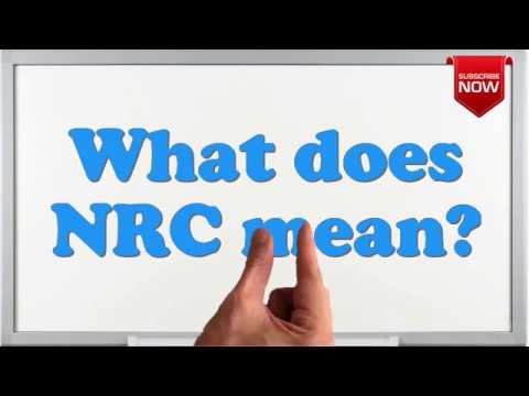 What is the full form of NRC?