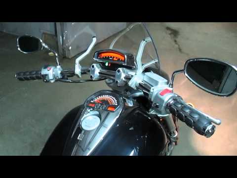 M109R '08 BLACK with windshield, hard saddle bags, Cobra exhaust pipes and power commander