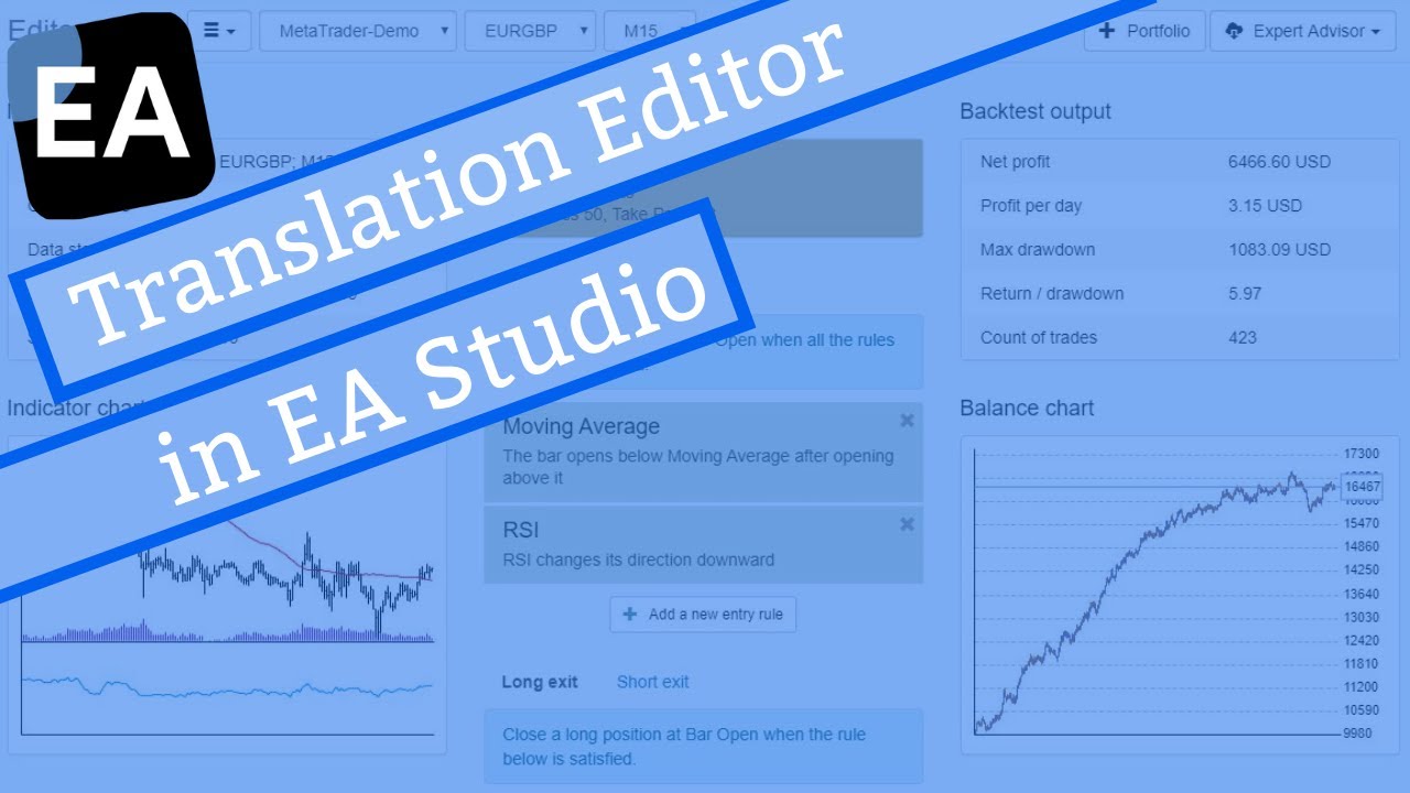 Translation Editor in EA Studio (User Guide)