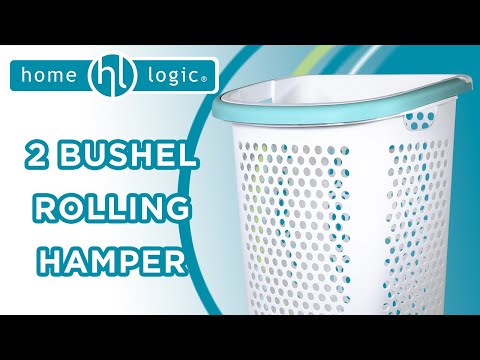 Home Logic® 2-Bushel Rolling Hamper - Product Video