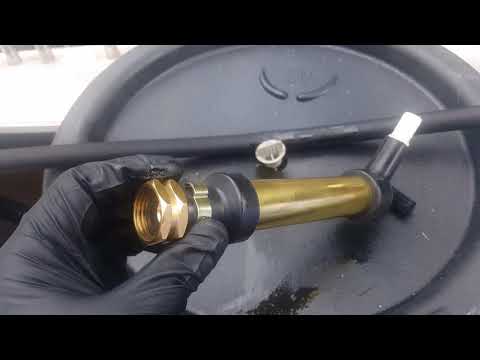 Removing Engine Oil Part 1 of 2 - OMC Cobra & Volvo Marine Engines