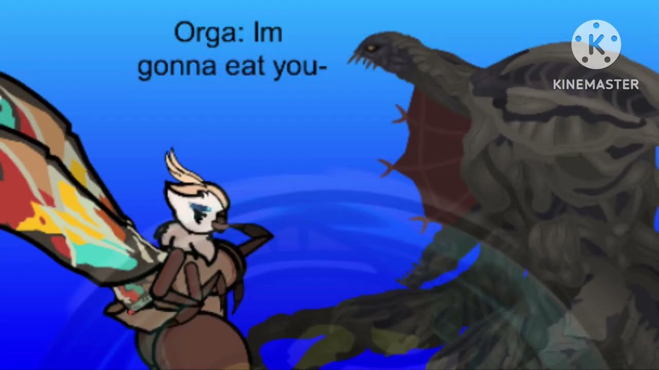 Mothra eats Orga