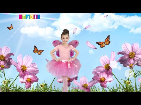 Disfraz de Mariposa con Alas para Niñas Festival Escolar Primavera Animalito - DISFRACES TuDi