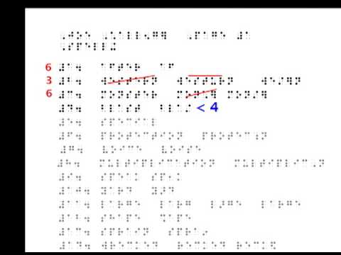 Braille Challenge Scoring Video, Section 1 - Intro & Spelling