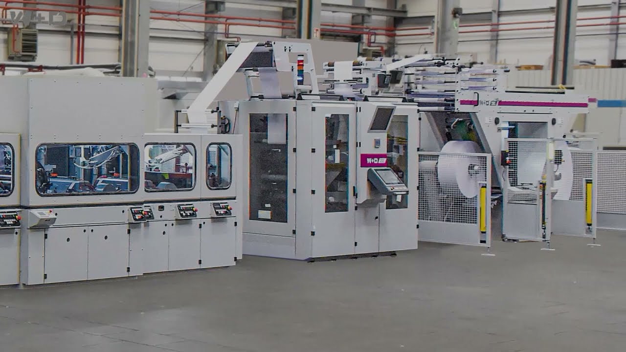 NEW 202RE 1750 EPM all servo envelope machine with end-of-line auto packing