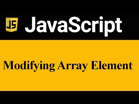 Learn Modifying Array Element in JavaScript Hindi - Mind Luster