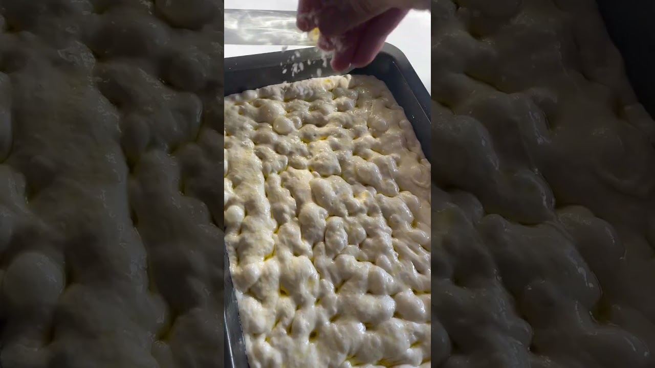 My first (bread) love. Whispers of Nostalgia: My Midnight Focaccia Adventure | ASMR Cooking/Baking