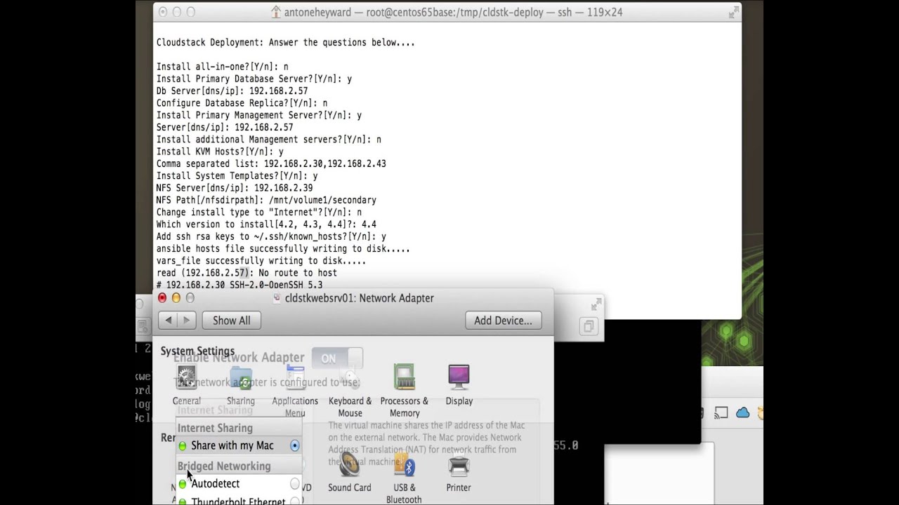 CloudStack with Advanced Networking Setup Pt.1 - Deployment with cldstk-deploy