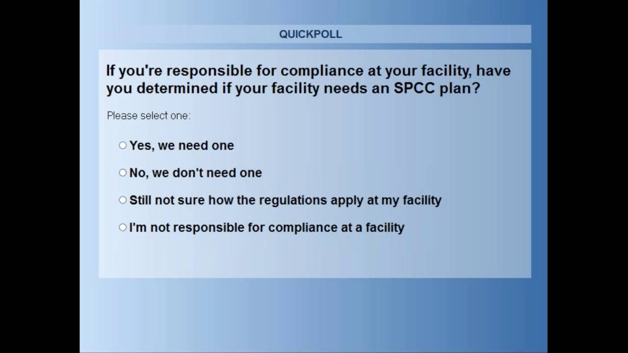 SPCC Plan   5 Year Updates