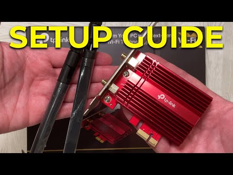 How to Install the TP Link PCI-E WiFi Adapter - Tutorial