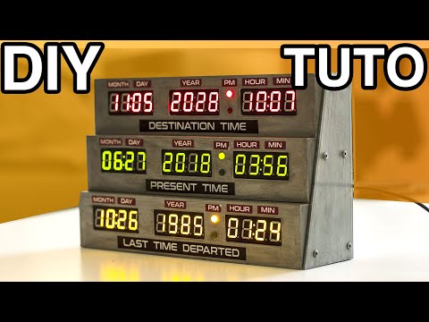 Free STL file Futuristic clock bttf style 🕰️・3D print object to ...