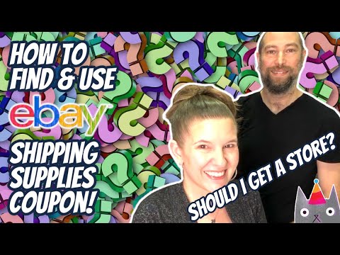 How To Use Your eBay Shipping Supplies Coupon [Should I Get An eBay Store?] The Hustle Couple