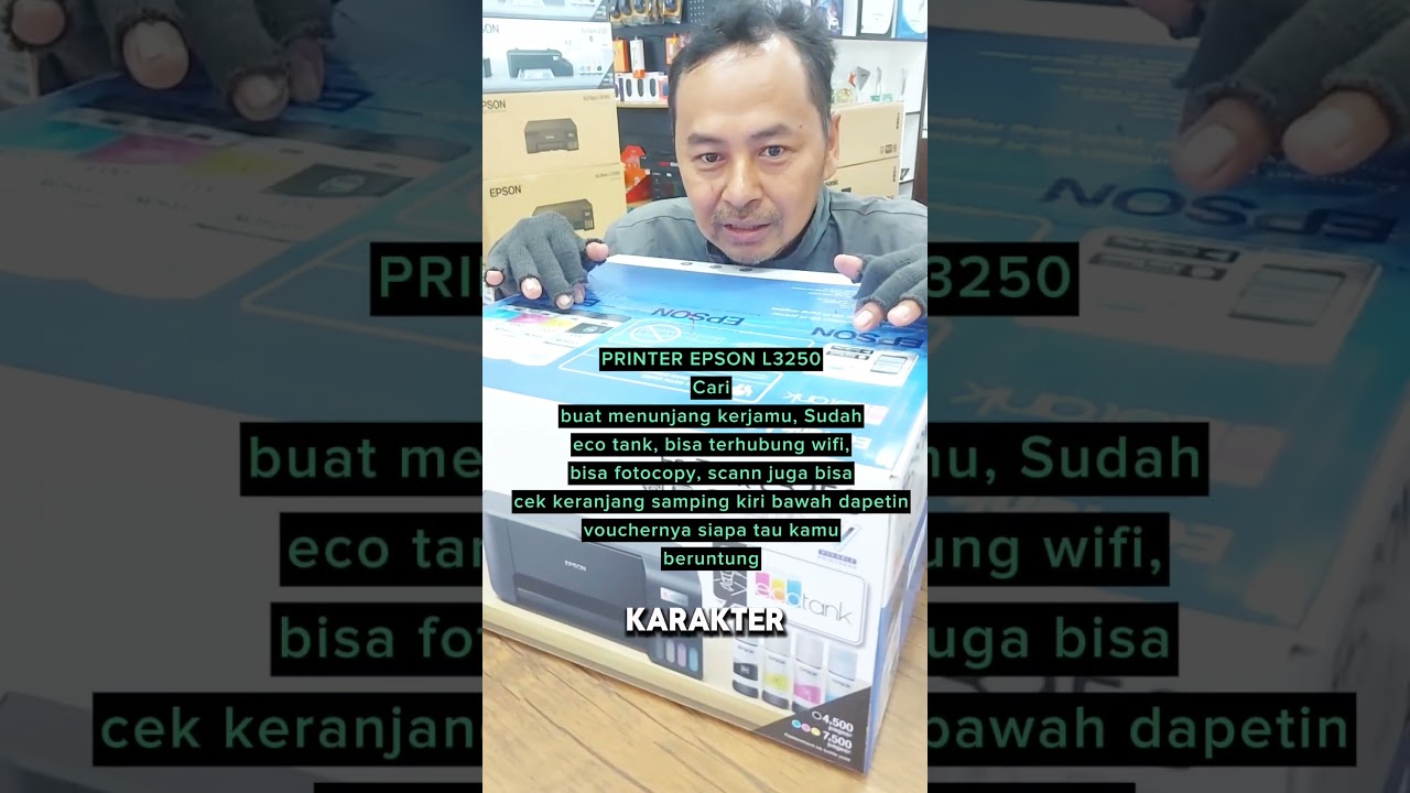 Printer Epson L3250 - Print Scan Copy Wireless Ecotank Printer All-In-One Garansi Resmi