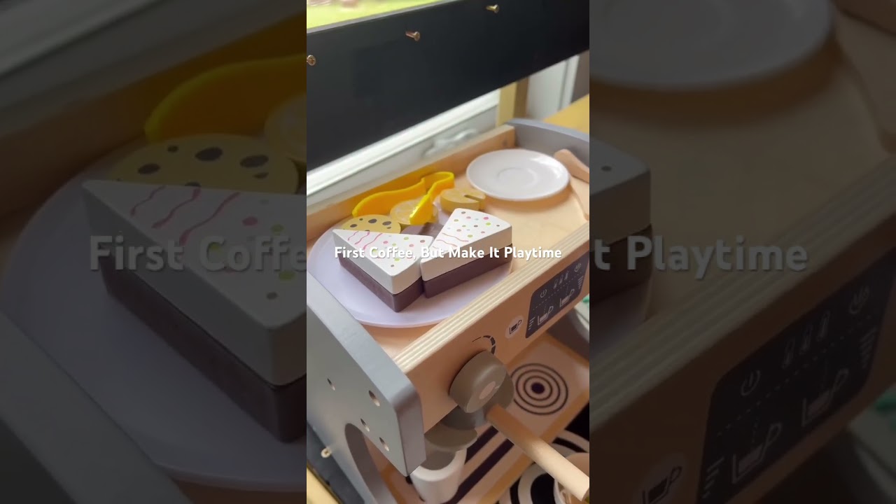 But first, coffee -- for you and your mini-me. ☕ #butfirstcoffee #imaginativeplay #mindware