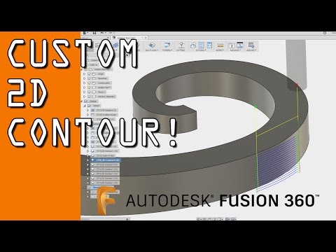 Fusion 360 CAM Tutorial: Controlling 2D Contour! - NYC CNC