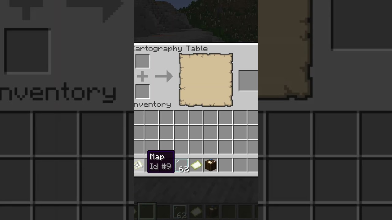 HOW TO CREATE A LOCKED MAP IN MINECRAFT #minecraft #shorts #gaming
