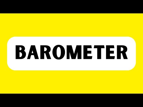 How to Pronounce Barometer (Correctly)