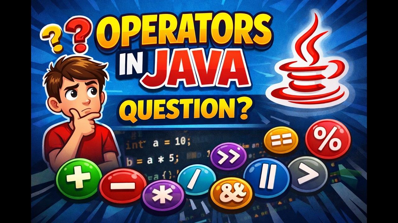 2.1Java Operators Interview Questions | MCQ + Coding | Core Java  #java #coding #datatype #operator