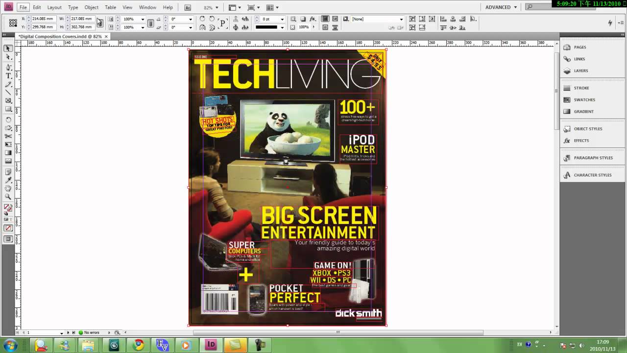 Indesign Cs 4 & 5 Basic - Layout Techniques - Scaling objects to a specific size.mp4