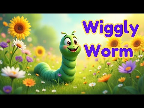 Wiggly Worm | Nursery Rhyme & Kids Song | Kids Nursery Rhyme | Rhymes in English