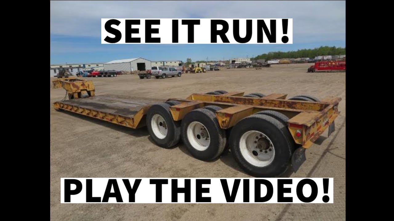 1999 Witzco Challenger 36' RGN Lowboy Trailer