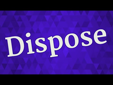 DISPOSE pronunciation β’ How to pronounce DISPOSE