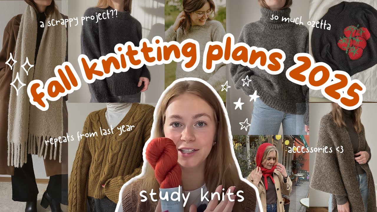 It's finally time to talk about fall knitting 2025 🕯️🍂☕️🍁