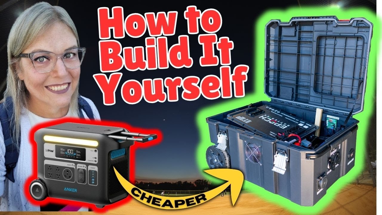 DIY Portable Power Station 5400Wh - LiFePO4 Battery 2000W