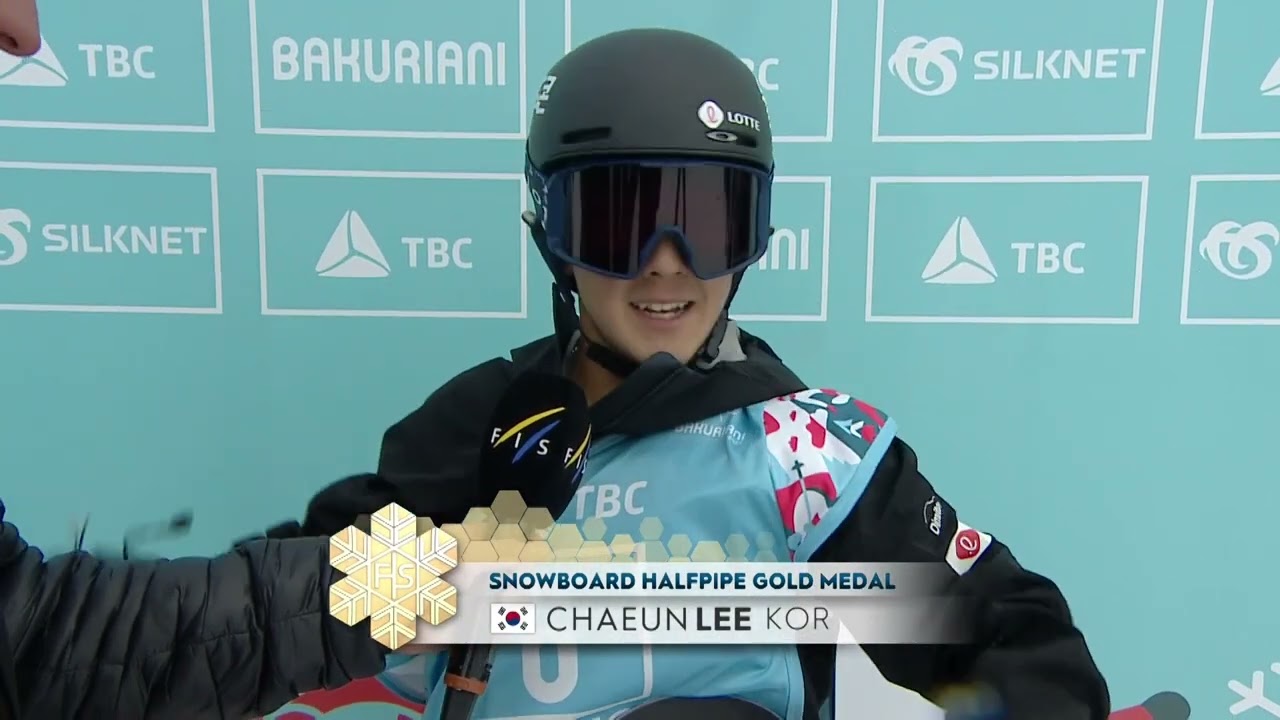 FIS | Chaeun LEE | "It's a dream come true" | Men's Halfpipe | Bakuriani 2023