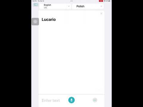 How to pronounce Lucario in every language in the translator app on Apple