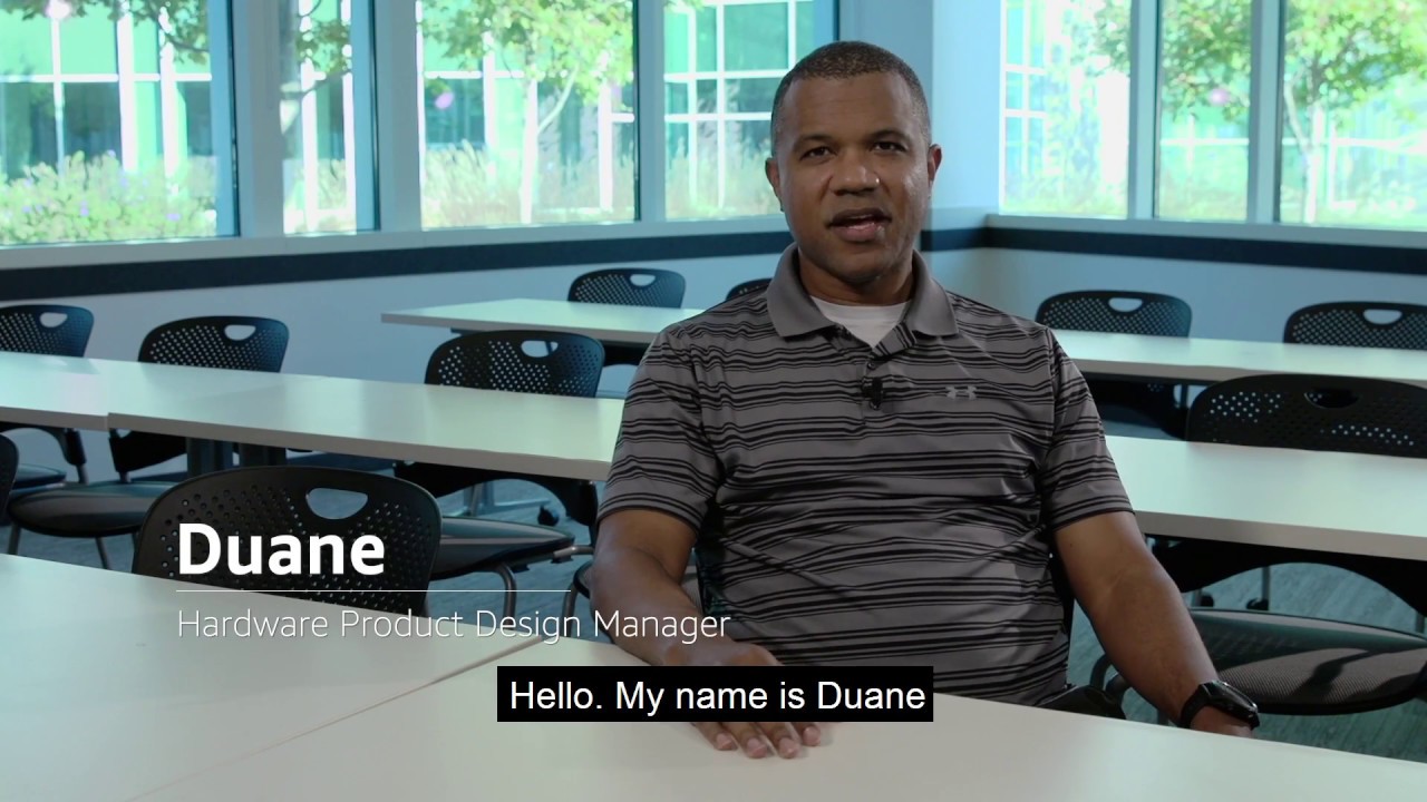 Amazon Lab126 Product Design: Meet Duane