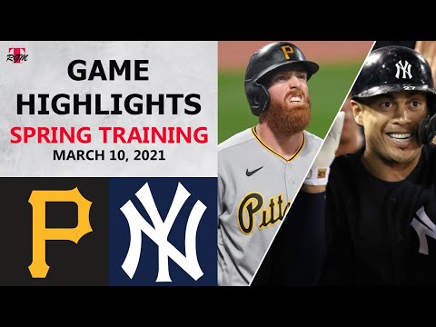 Pittsburgh Pirates vs. New York Yankees Highlights | March 10, 2021 (Spring Training)