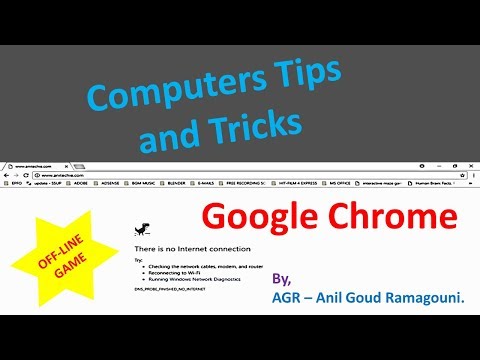 HOW TO PLAY DINOSAUR GAME OFFLINE ON GOOGLE CHROME