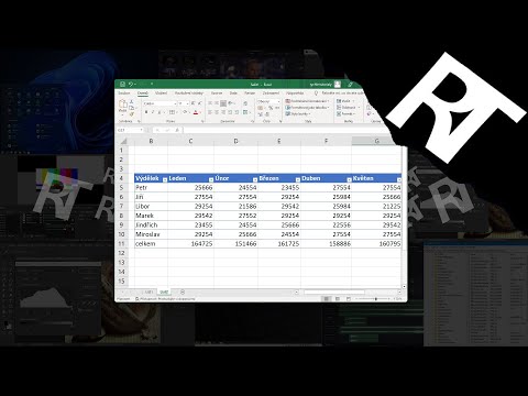 Jak vytvořit tabulku v Excelu - vytvoření tabulky v Excelu - Excel tabulka - Excel návod