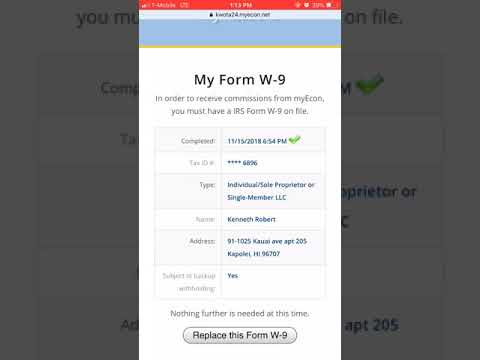 W9 form