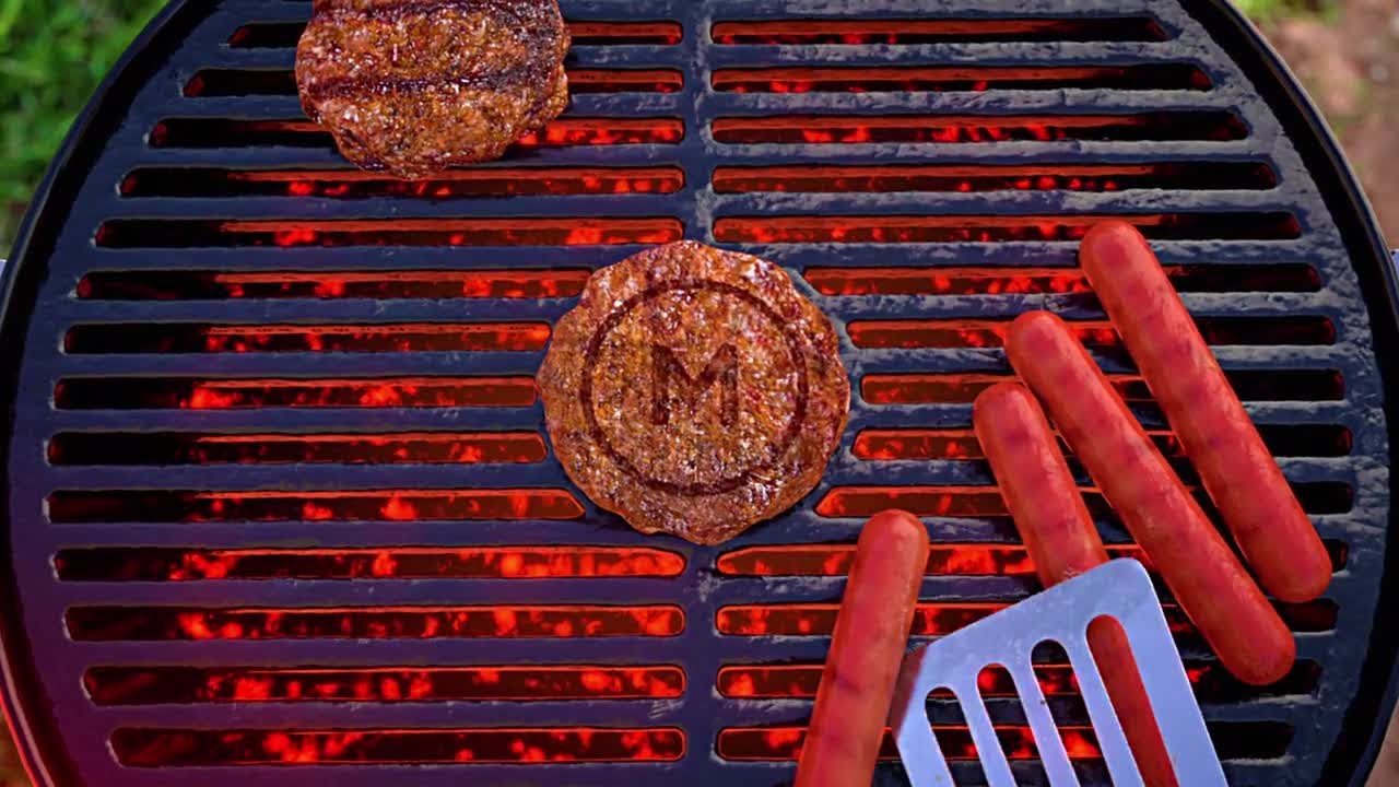 BBQ Grilled Logo Reveal After Effects Templates