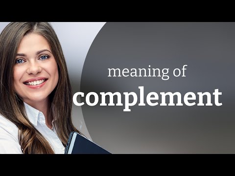 Complement β COMPLEMENT definition