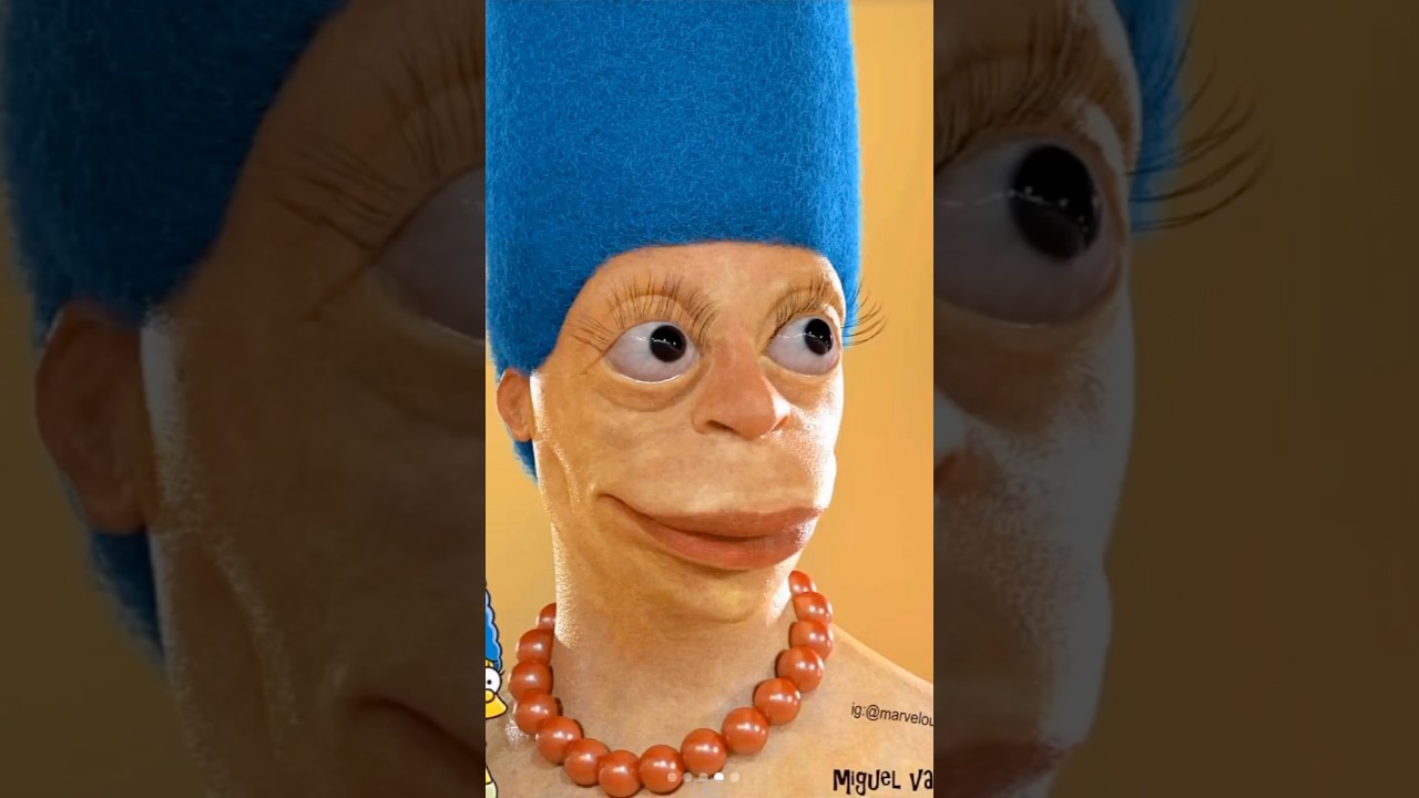 What cartoon characters would look like in real life😳 #shorts