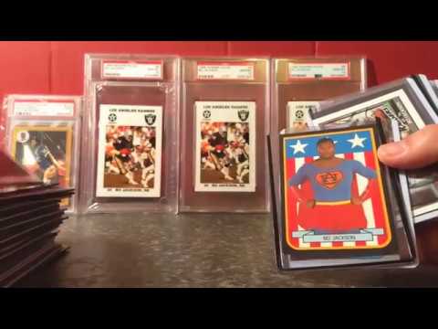 My Bo Jackson Card Collection, PSA Graded, Rare, Promos, Rookies!
